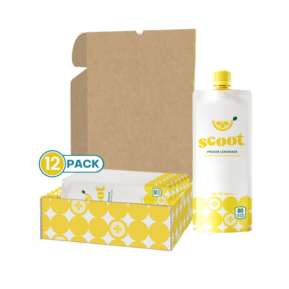 Scoot® Frozen Lemonade, Original Lemon– 12 Pack – heyscoot