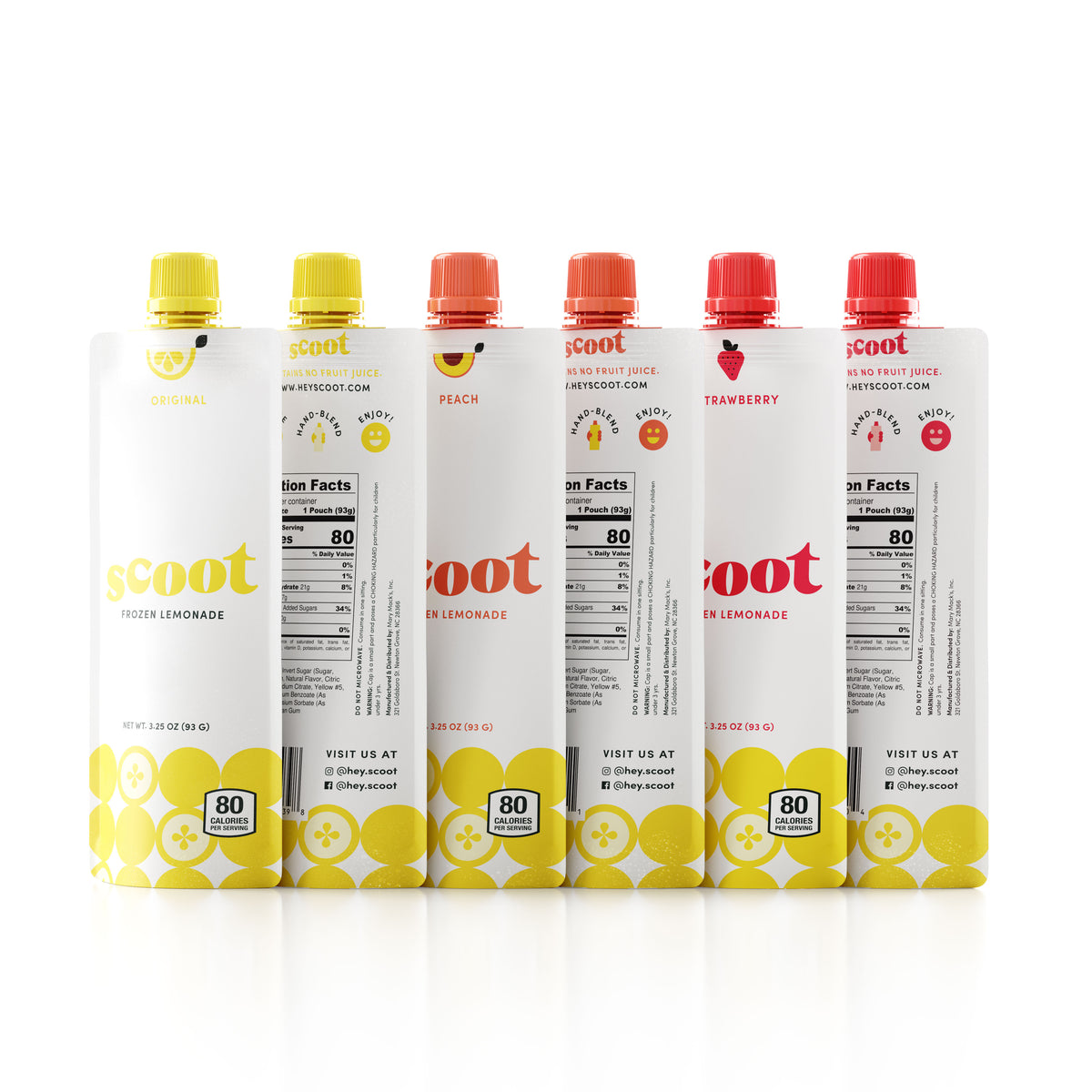 Scoot® Frozen Lemonade, Variety– 6 Pack – heyscoot