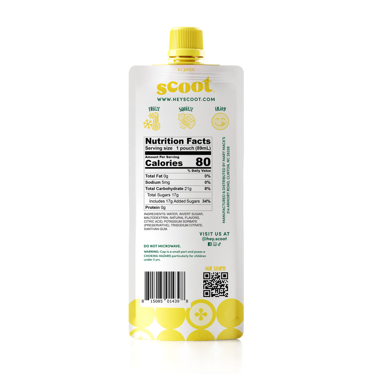 Scoot® Frozen Lemonade, Original Lemon 25-Pack – heyscoot