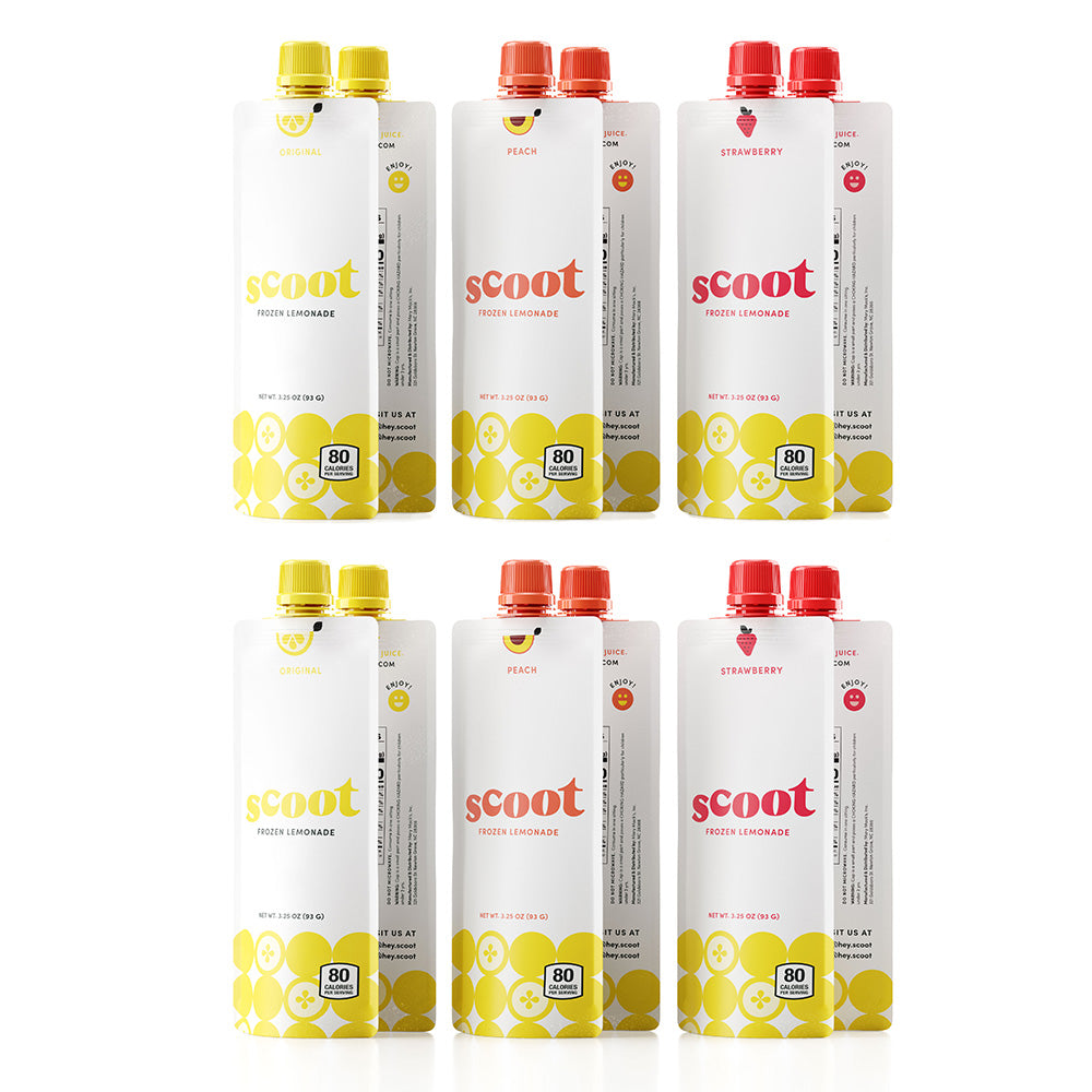 Scoot® Frozen Lemonade, Variety–12 Pack – heyscoot